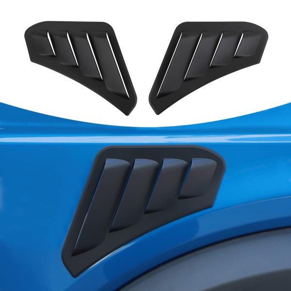 商品名:  RT-TCZ for Bronco Front Side Fender Vents Trim Compatible with Ford Bronco 2021 2022 2023 Up Black Exterior Access...