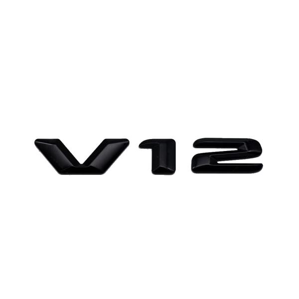 商品名:  1X V12 Engine Emblem 3D Badge Door Fender Trunk Tailgate Exterior Decal Sticker Replacement (Black)ブランド: Generic高さ...