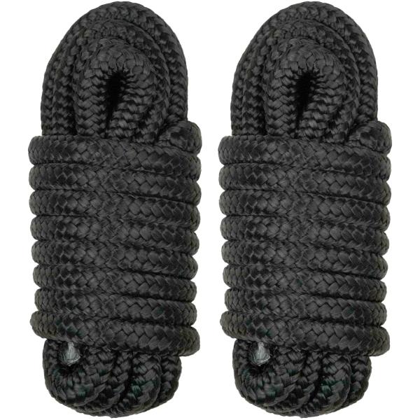 商品名:  ONOSHIP 2-Pack Boat Dock Lines 1/2" x 20' Double Braided Nylon Boat Anchor Rope with 12” Eyelet Marine Grade Moori...