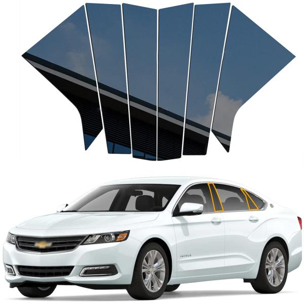 商品名:  Window Pillar Posts Compatible with 2014-2020 Chevy Impala Glossy Black Pillar Posts Door Trim Cover 6pcsブランド: Aut...