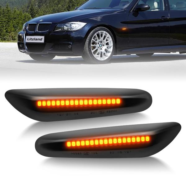 商品名:  Litzland LED Side Marker Turn Signal Lights Replacement for BMW E46 E60 E82 E83 E88 E90 E91 E92 E93 X1 X3 325i 328...