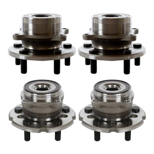 商品名:  AutoShack Set of 4 Front and Rear Wheel Hub and Bearing Assembly 5 Lugs with ABS Replacement for 2009-2015 Honda P...