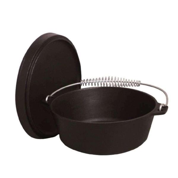 商品名:  YKWQ 16Qt Dutch Oven Cookware Accessory Lid Cast Iron Black Pre Seasoned Durable New dutch ovens Iron dutch oven D...