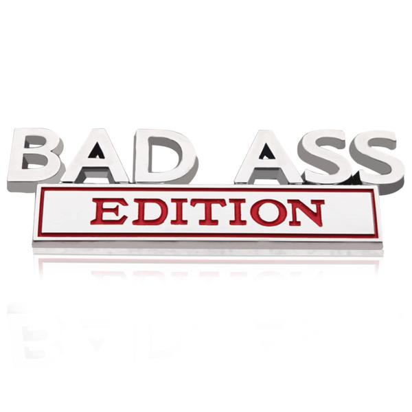 商品名:  Pincuttee 3D Metal Sticker for Car Bumper/Fender/Body/Rear/Side,Car Bumper Emblem,Bad Ass Edition Emblem for Cars,...