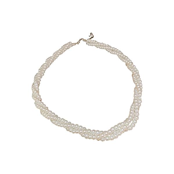 商品名:  White Cultured Freshwater Pearls Necklace for Womens Layered Trendy Chain Necklace Simple Gifts Jewelry (A, One Si...