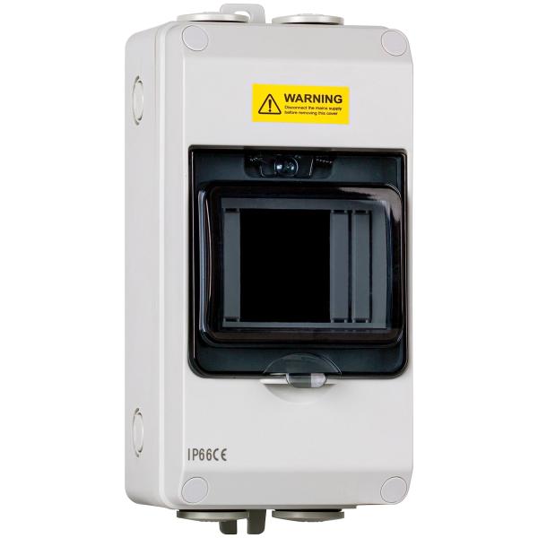 商品名: KWONONG ブレーカーボックス IP65プラスチック配電エンクロージャ クリアカバー バスバー DINレール付き (4ウェイ) KWONONG Breaker Box, IP65 Plastic Power Distribut...