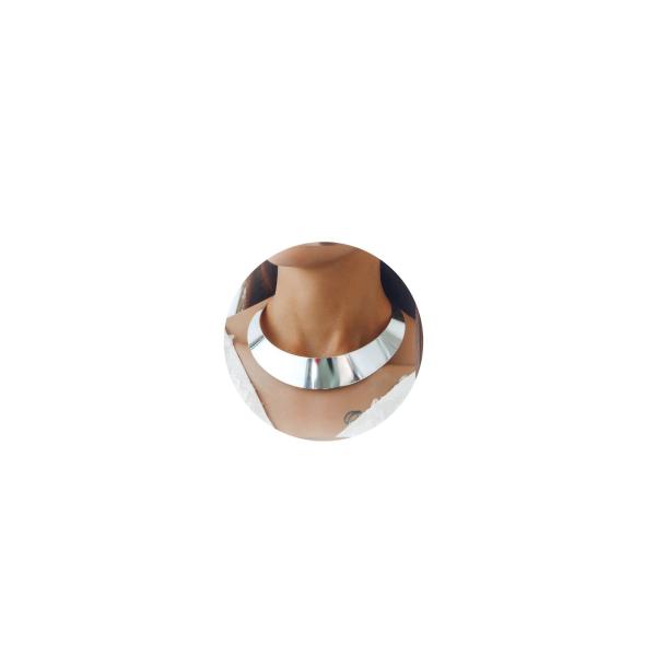 商品名:  Dcfywl731 Chunky Gold Necklace Exaggerated Ethnic Big Statement Necklace Women Gold African Tribe Wide Metal Choke...