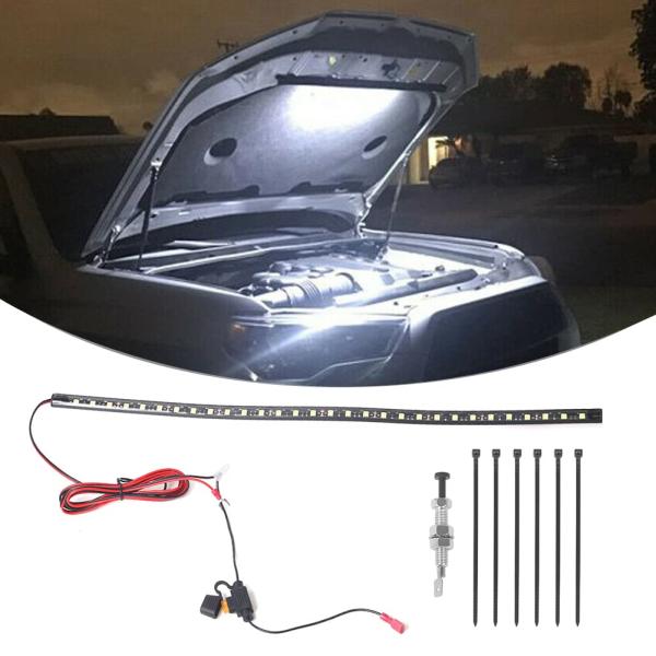 商品名:  Under Hood LED Work Light Kit, 12V-14V Car Hood Work Inspection Strip Lamp with Automatic On/Off Universal Waterpr...