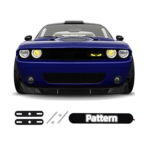 商品名: カスタムLEDカーグリルライト - カーLEDエンブレムロゴライト、LEDカーグリルバッジロゴ装飾アクセサリー すべての車種に対応 Custom LED Car Grille Lights - Car LED Emblem Log...