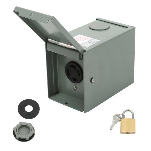 商品名: labwork 30A ヒンジドア電源ジャンクションボックス NEMA L14-30R 電源ジャンクションボックス labwork 30A Hinged Door Power Junction Box NEMA L14-30R P...