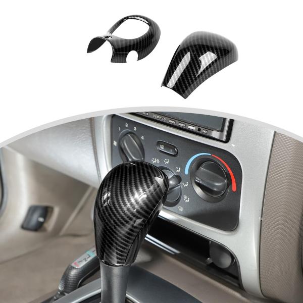 商品名:  CheroCar Gear Shift Knob Cover Stick Shifter Cover Frame Interior Accessories Compatible with 1999-2006 Jeep Liber...