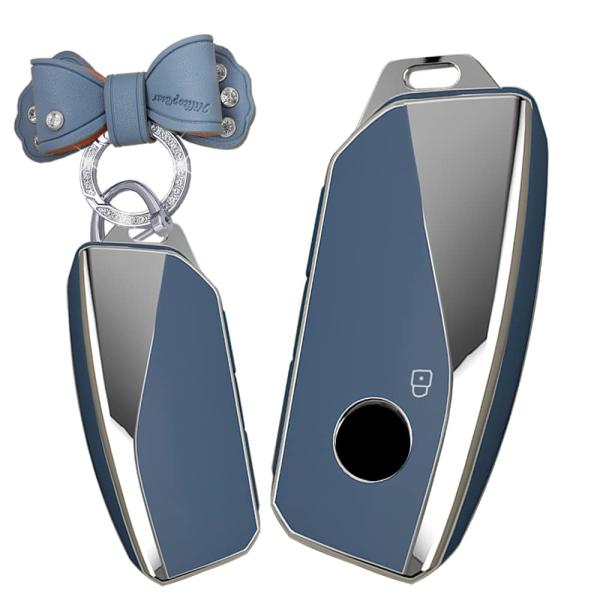 商品名:  TECART TPU Car Key Fob Fit for BMW 7 Series 760i X7 IX i7 XM 2023 Key Case Key Box Shell Holder Accessories 4 Butt...