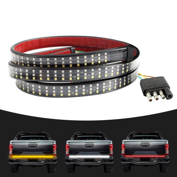 商品名:  cueclue 1 PC Three Rows of Tailgate Lights, Truck Tailgate Light, 59In LED Strip, Car Brake Light, Turning Signals...