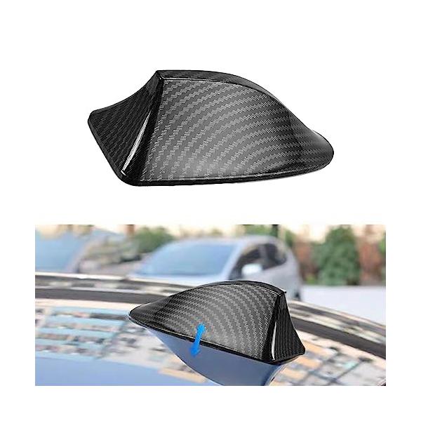 商品名:  GKmow Pack-1 Shark Fin Antenna, Car Decorative Antenna Top Mounted Dummy Roof Aerial for Car Trunk SUV (Carbon Fib...
