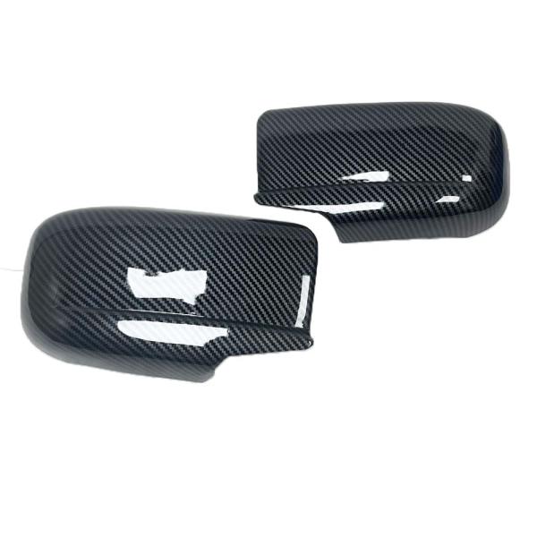 商品名:  SZFKACCESS For 2003 2004 2005 2006 2007 Honda Accord Glossy Black ABS Carbon Fiber Style Rearview Side Mirror Cove...