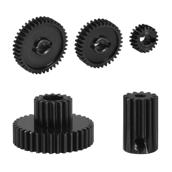 商品名: 5個 UTB18 Capra メタルトランスミッションギアボックスセット 1/18 RCクローラー Axial AXI01002T1 AXI01002T2 UTB18 Capra アップグレードアクセサリー 5Pcs UTB18 ...