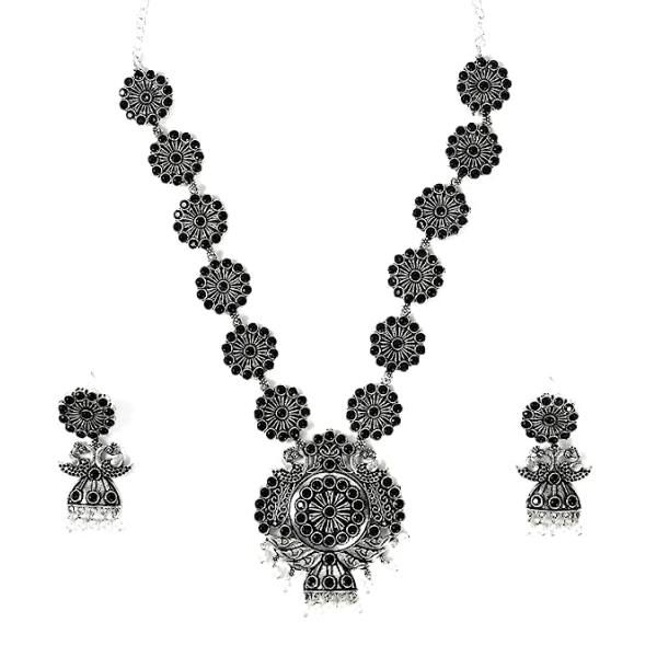 商品名:  Paradise Jewels Trendy party look Long Black Necklace Set with Earrings for girls and womanブランド: Paradise Jewels商品...