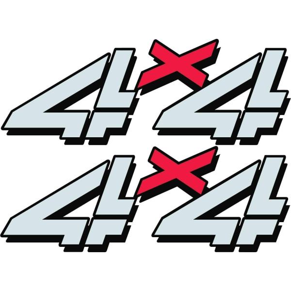 商品名:  1 Set of 2 pcs 4x4 Decals Stickers Emblem Replacement for 1998-2007 Silverado 1500HD 2500 HD Bed Side Truck Pickup...