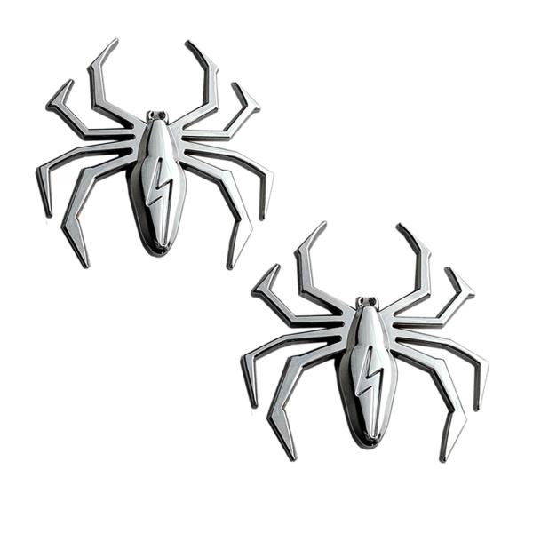 商品名:  OnlyYou.X Spider Emblem Spider Lightning Badge Spider Decal Spider Lightning Sticker for Universal Pickup and Car ...