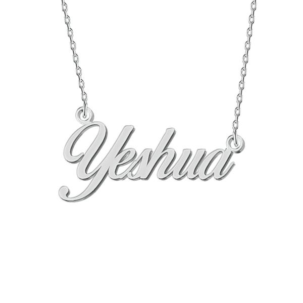 商品名: BeautyLiLi カスタムネームネックレス パーソナライズシルバーゴールド カスタマイズレディースネームジュエリー ステンレススチール, ステンレス鋼, 宝石なし BeautyLiLi Stainless Steel Jewe...