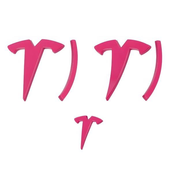 商品名:  YJMOTOR Fit Model Y Logo Cover,Front Trunk,Rear Trunk Logo Cover Sticker,3D ABS Red Style Sticker Interior Trims B...