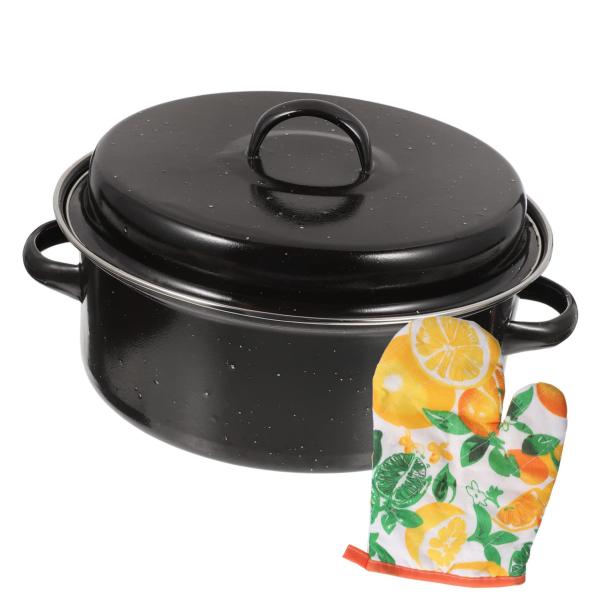 商品名:  1 Set Kitchen Turkey Plate Pressure Canners for Canning Turkey Roaster Pot Oval Roasting Pan Potato Pan Electric C...