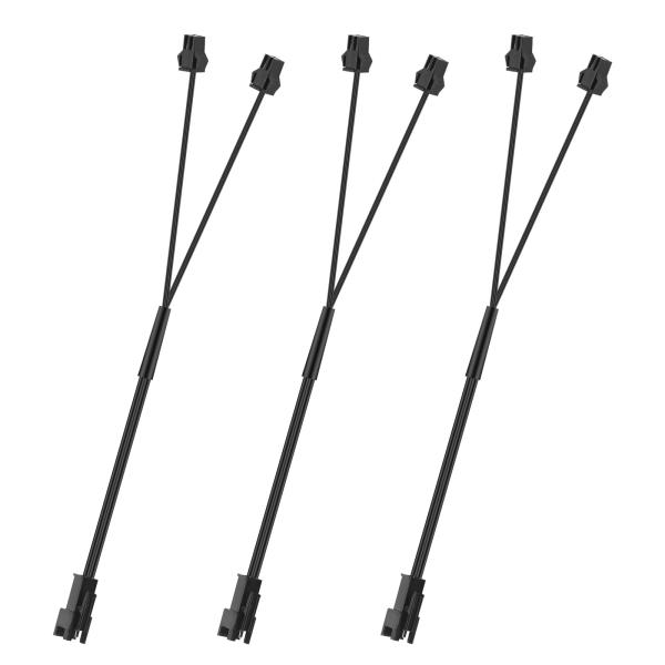 商品名: 7.2インチ EL冷光シート延長ワイヤー オス1本からメススプリッターYケーブル2本 EL延長ケーブルラインワイヤー EL延長ケーブル LED オートバイ ATV ライト用 マルチカラーネオンストリップ (3個) 7.2In EL...