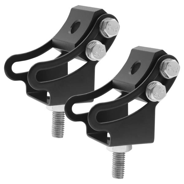 商品名: YnGia LEDライトバーブラケット 調節可能なマウントブラケット ブラック スライド式ホルダー 2個 YnGia 2PCS LED Light Bar Mounting Brackets, Slidable Mounting ...