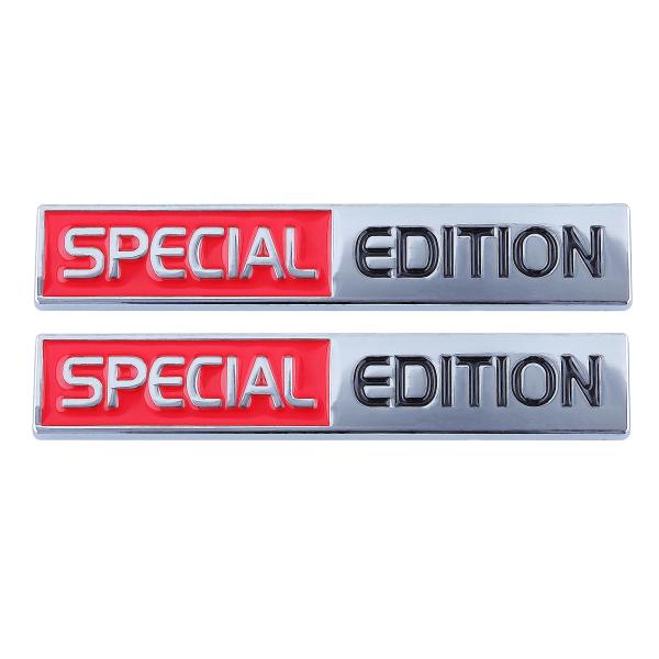 商品名:  2X Special Edition Edition Emblem 3D nameplate Logo Right/Left/Tailgate Fender Badge Compatible with Universal Car...