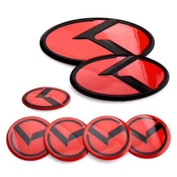 商品名:  ARKOSKNIGHT 7PCS Vintage K Emblem Compatible with Front Rear Badge for Auto Accessories (Red Black)ブランド: ARKOSKNIG...