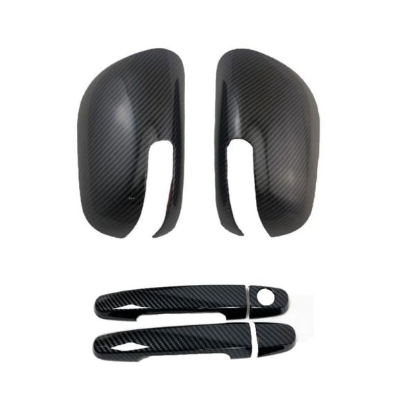 商品名:  SZFKACCESS for 2011 2012 2013 2014 2015 2016 Scion tC Hatchback Side Mirror Covers Trim Door Handle Trims Carbon F...