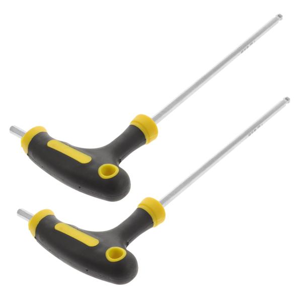商品名:  OSALADI 2pcs T-handle Key Handle Wrench Hex Key T Handle Spanner Key for Home Repair Key Tool End Wrench T Handle ...