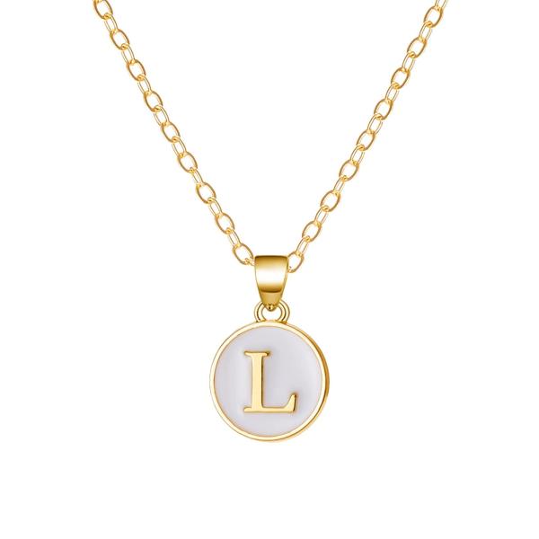 商品名:  Girls Necklace Chain- Pendant for Women Temperament Clavicle Chain Delicate Monogram Necklace For Women Cute Lette...