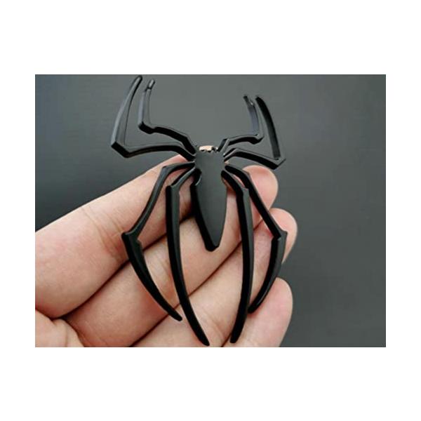 商品名:  2Pcs 3D Spider Chrome Emblems Badges Sticker Metal Spider for Universal Vehicle, Car, Truck, Motorcycle, RV, Scoot...