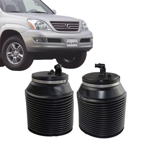 商品名: GZYGZAP リアエアサスペンションスプリングバッグ 交換用 2010-2017 トヨタ 4ランナー ランドクルーザー プラド レクサス GX460 4.6L OEM# 48090-60010 48080-60010 GZYGZ...
