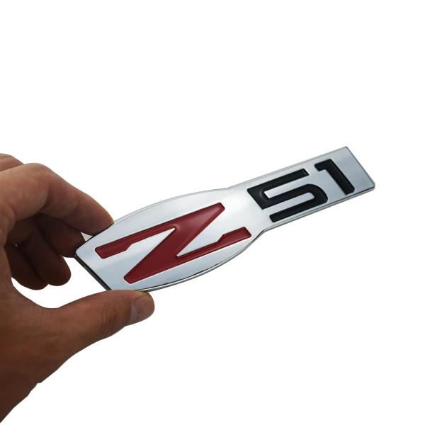 商品名:  1Pc Z51 Emblem Badge 3D Nameplate Sticker Replacement for C6 (Chrome Red Black)ブランド: Generic高さ: 14.8cm横幅: 3.9cm奥行:...