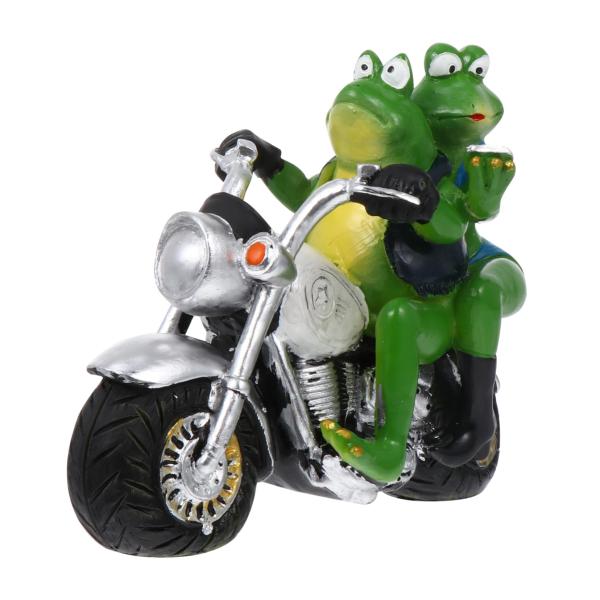 商品名:  FUNOMOCYA Frog Motorcycle Toy Animals Decor Outdoor Tabletop Decor Resin Mini Frogs Wild Animal Figures Toy Micro ...