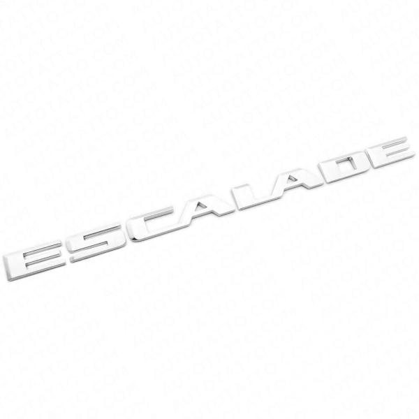 商品名:  1Pcs Escalade Rear Liftgate Nameplate Emblem 3D Badge Letter Nameplate Sticker Fit for 15-22 Escalade (Chrome)ブランド...