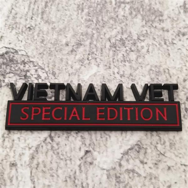 商品名:  1PC Vietnam Vet Special Edition Sticker Decal for Car Truck Fender Tailgate Bumper Emblem Badge 3D Writing Name Pl...
