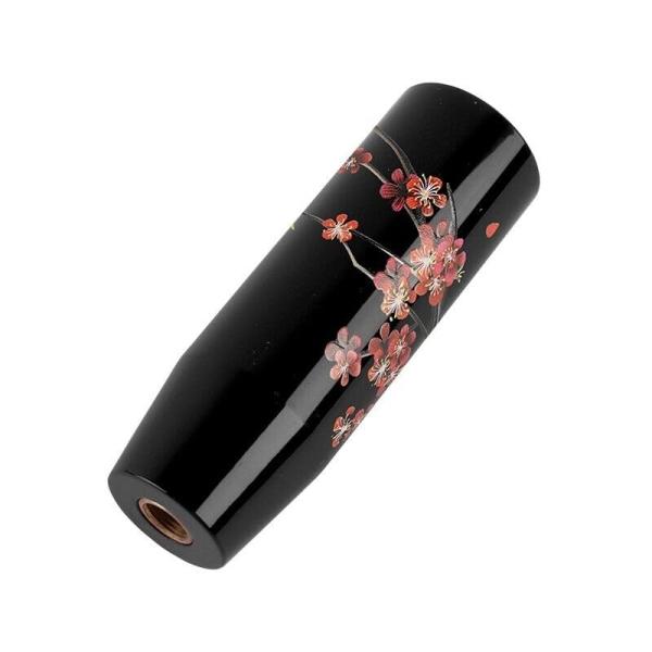 商品名:  JDM Sakura Flower Black Pearl Long Stick Manual Gear Shift Knob Lever Shifter 12CMブランド: Generic商品サイズ: 120mm x 40mm...