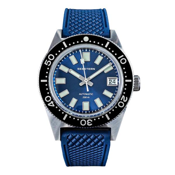 商品名:  SUGESS-AU SEESTERN Vintage 62MAS, Blue, NH35, Sapphire, Lume, 200m Diver, Bracelet + Rubber, BNIBブランド: SUGESS-AU高さ...