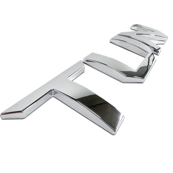 商品名:  GFFTEO 3D Raised ABS Plastic Tailgate Emblems for 2014-2021 Accessories Inserts with Strong Adhesive (Chrome Silve...