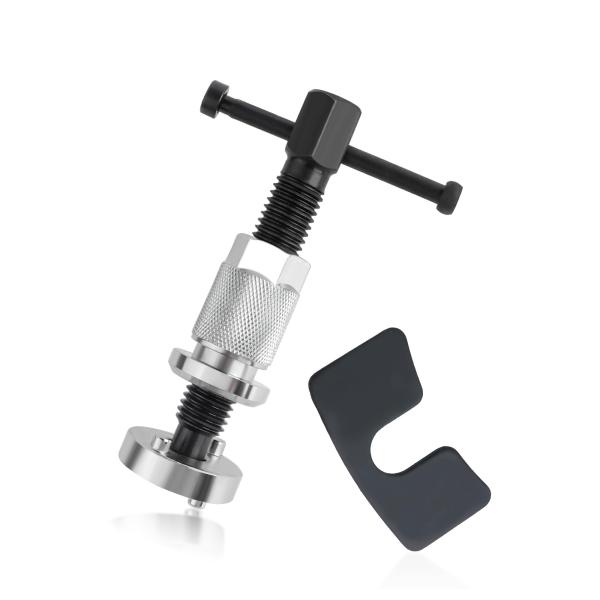 商品名: ブレーキキャリパー圧縮ツール 高精度スチール 車 リアブレーキキャリパーツール リアブレーキパッドの配置用 右ハンドルブレーキピストンコンプレッサーツール カーツール Brake Caliper Compression Tool,...