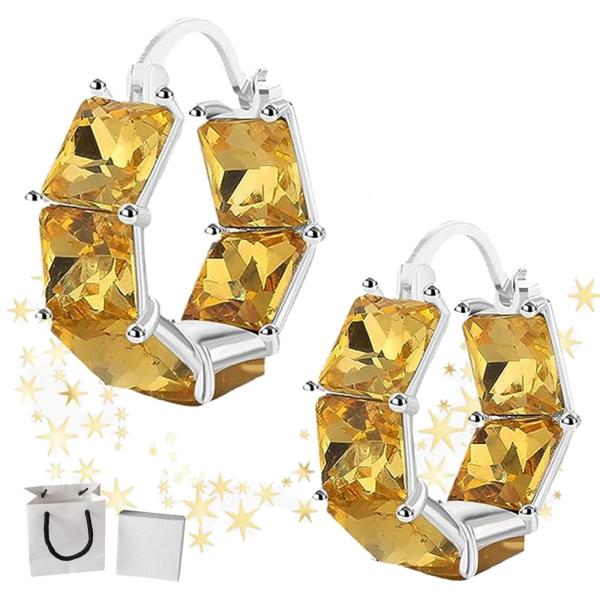 商品名:  RadiantAllure Lymphvitic Magnetisch Earrings,Lymphatic Activity Hoop Earrings,Acupuncture Magnetic Germanium Earri...