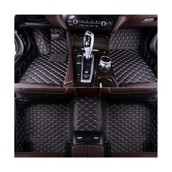 商品名:  HLMATSM Custom Luxury Leather Car Floor Mats Upgrade Your Car's Interior All-Weather Protection for Cars, SUVs, Tr...