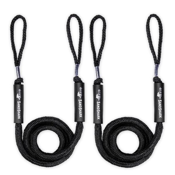 商品名:  2PK Boat Bungee Dock Lines. Bungee Dock Line Stretches 6-9 ft. Absorbs Shock to Cleats, Docks, Pylons, and Anchors...