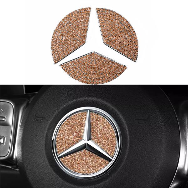 商品名:  1Pcs Fit for Mercedes Benz 45mm DIY Bling Decorative Sticker Badge Decals, Fit for Mercedes Benz 45mm Rhinestone B...