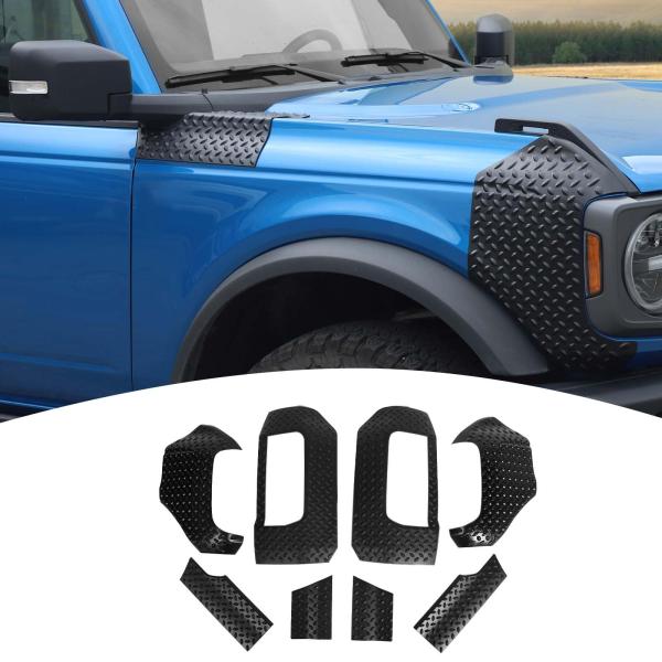 商品名:  PDKLIN for Ford Bronco Corner Edge Protector Set Anti Scratch Guards Protector,Cowl Body Armor Outer Cowl Covers,R...