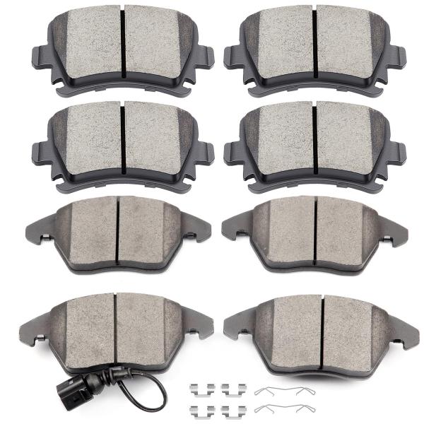 商品名: SCITOO 309.11070 EHT1107H D1107-8212 309.11080 EHT1108H D1108-8213 フロントリアブレーキパッド 2006-2013年式 Audi A3,2006-2013用 アウデ...