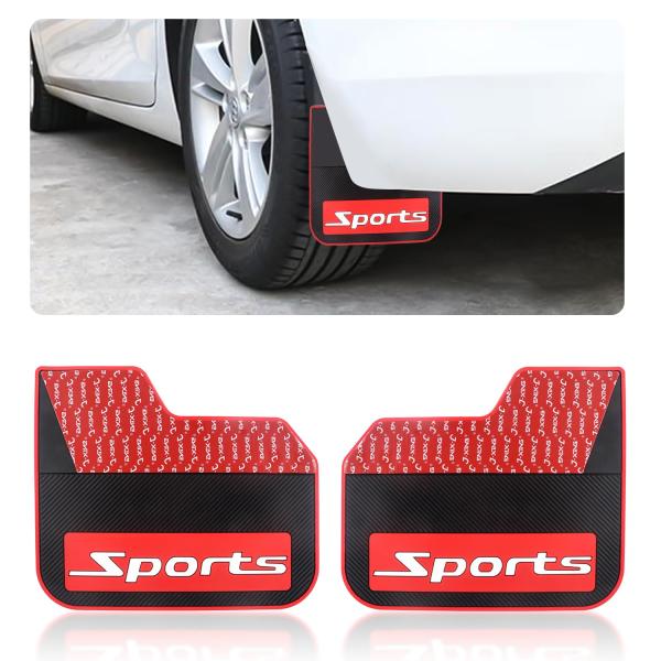 商品名:  2PCS Universal Mud Flaps for Car,Flexible Car Fender Splash Guards with Self-Adhesive Glue,Essential Automotive Ex...